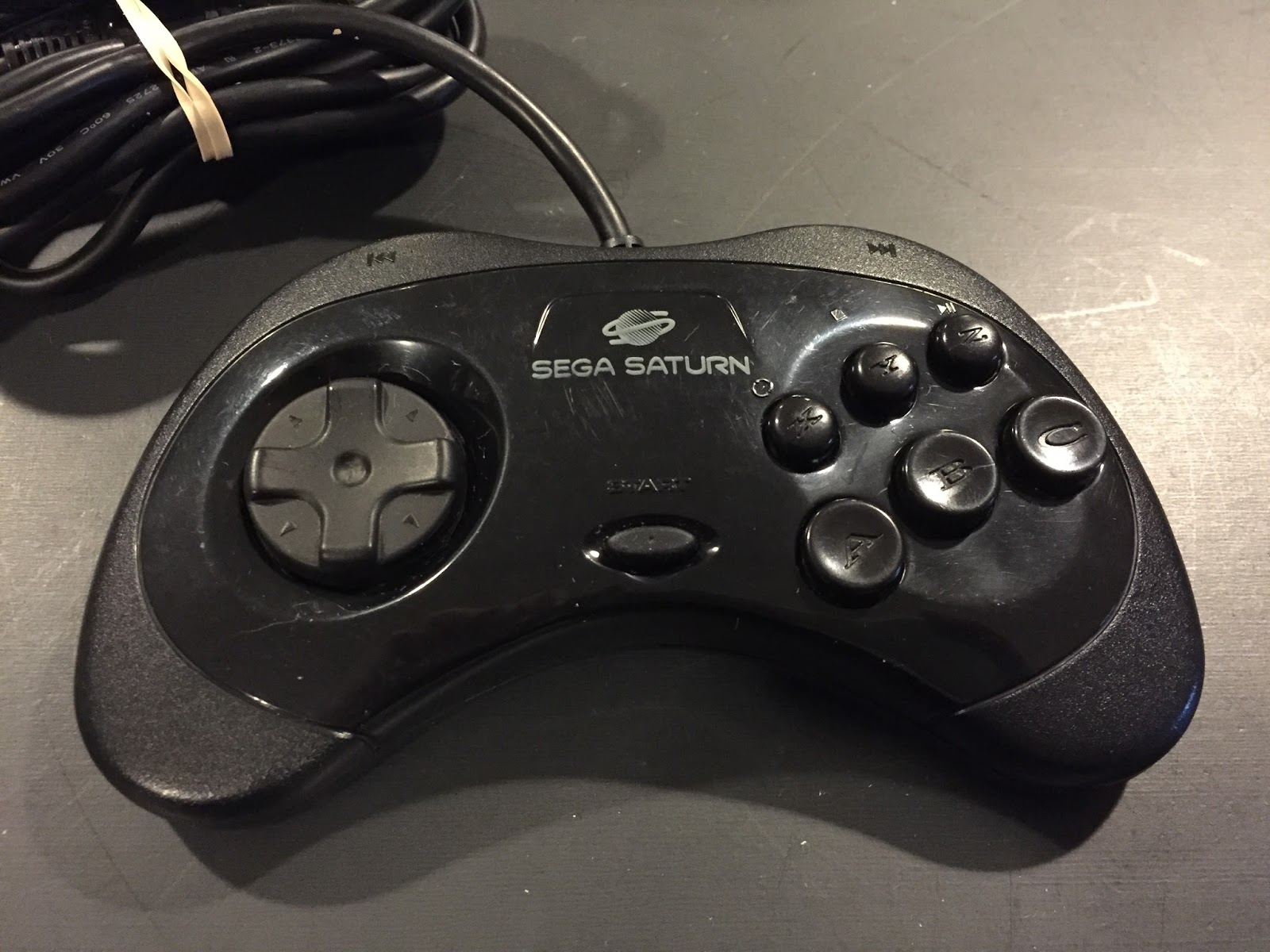 Sega Saturn Controller Layout