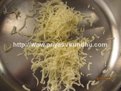 Priya's Virundhu: Cheese Chapati/Triangle Cheese Chapati/Grated Cheese ...