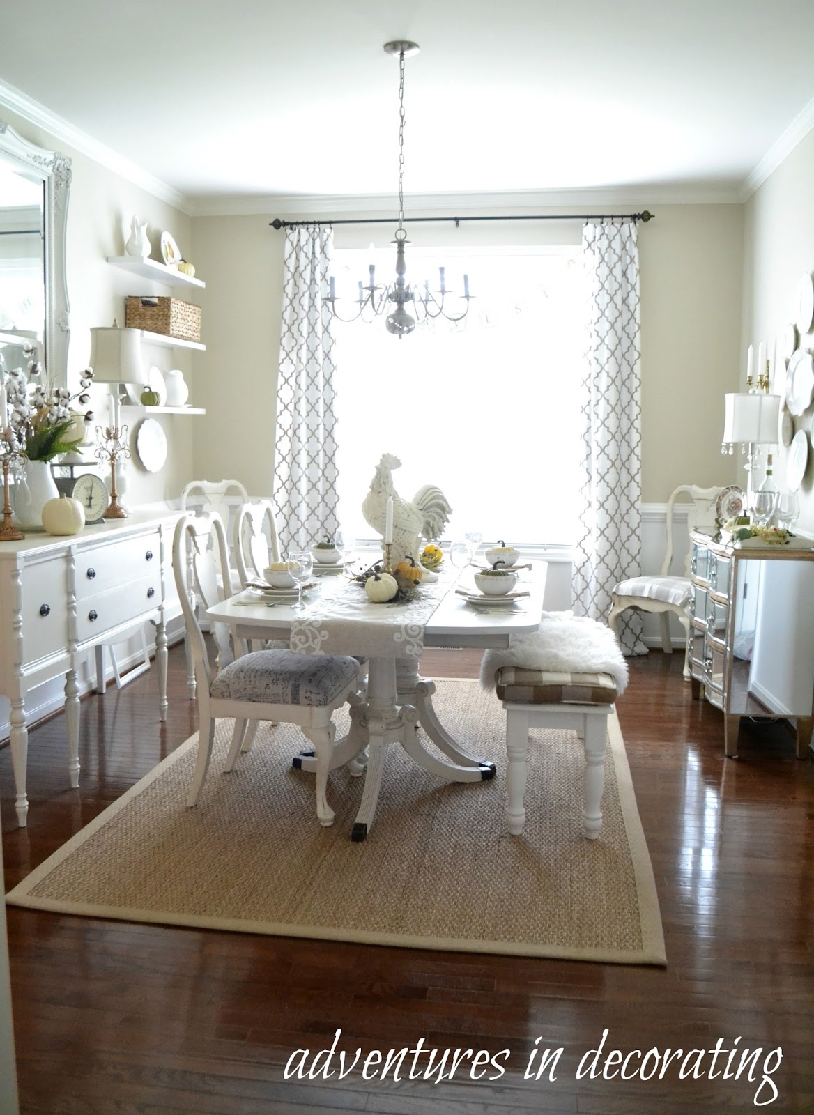 Adventures in Decorating: Our 2016 Fall Dining Room