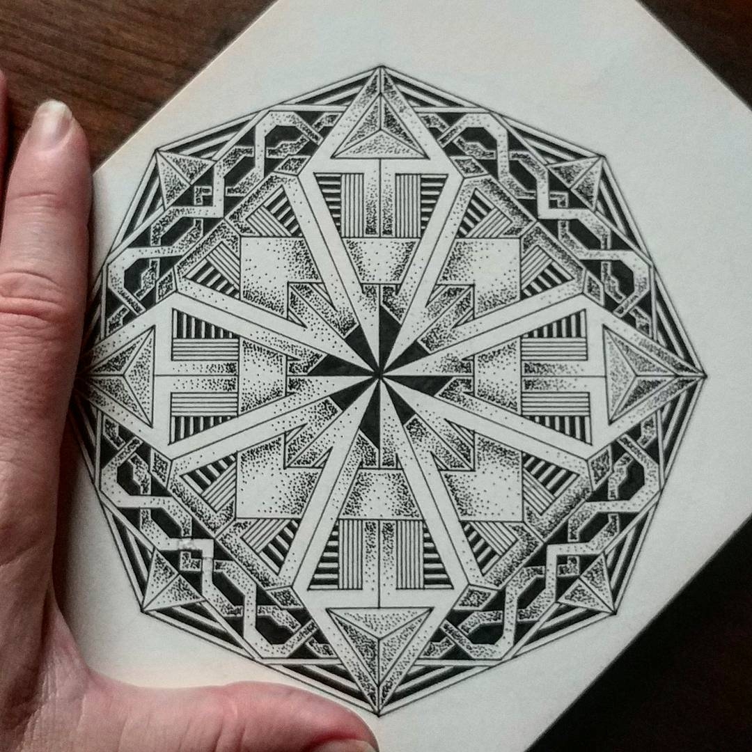 Radial Balance Drawing