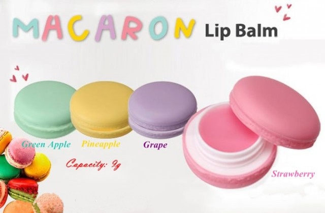 Korean Cosmetics: MACAROON LIP BALM Rp 85.000