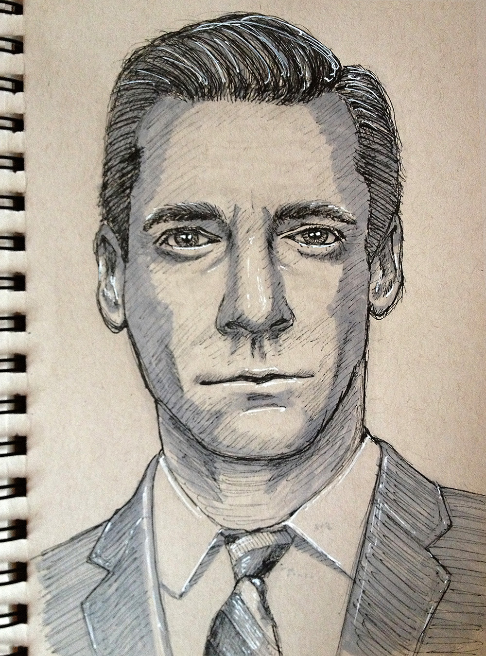 Draw, Nick, Draw: Don Draper from Mad Men Sketch