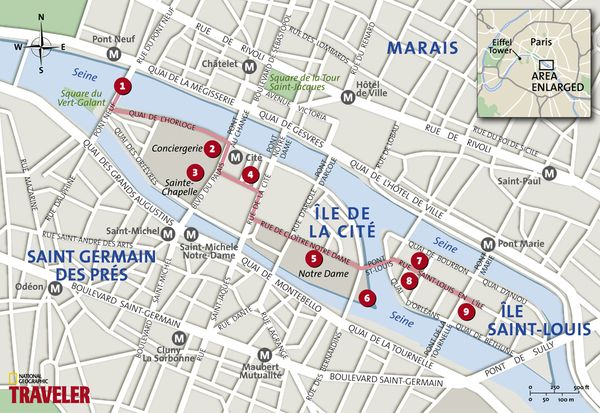 Tô indo para a França: Île de la Cité e Île de Saint Louis ...