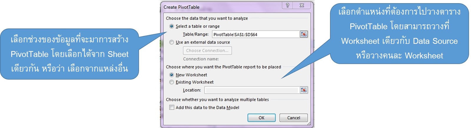 PivotTable สามารถช่วยอะไรได้บ้าง ~ Computer Knowledge