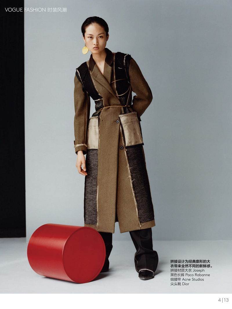 ASIAN MODELS BLOG: EDITORIAL: Jing Wen for Vogue China, October 2016