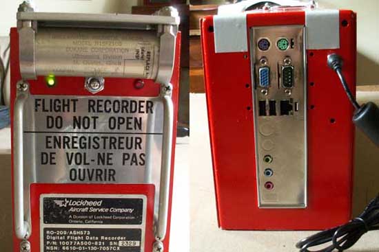 La boite noire d'un avion. | Jean J. Weaver