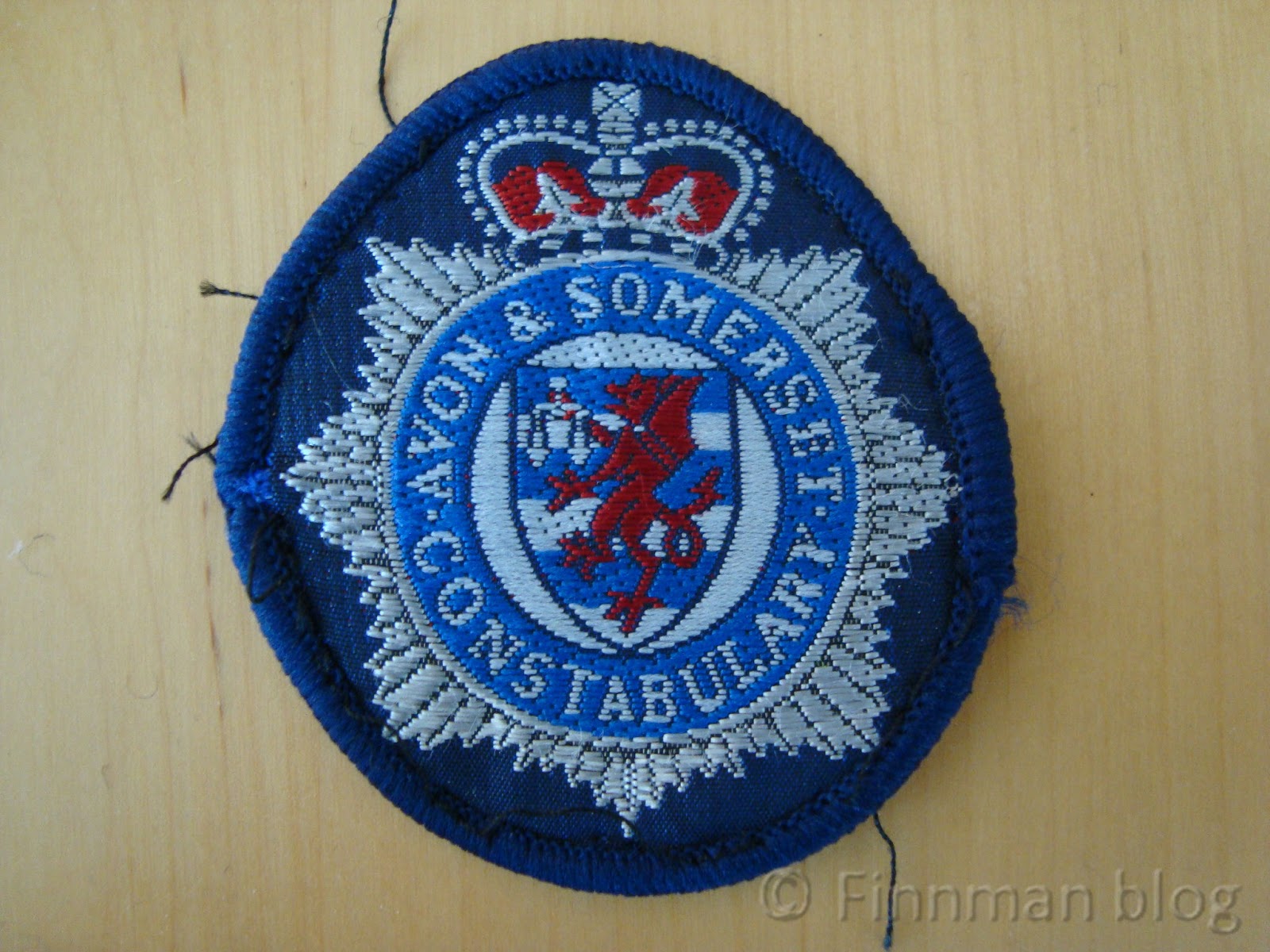 Avon & Somerset Constabulary: Cloth Badges/Patches