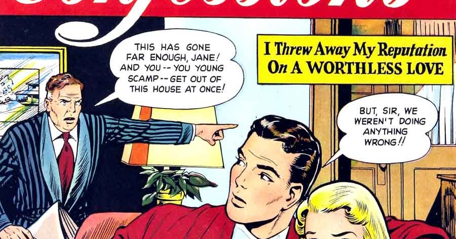 Pictorial Confessions #1 - Matt Baker art & cover + 1st issue - Pencil Ink