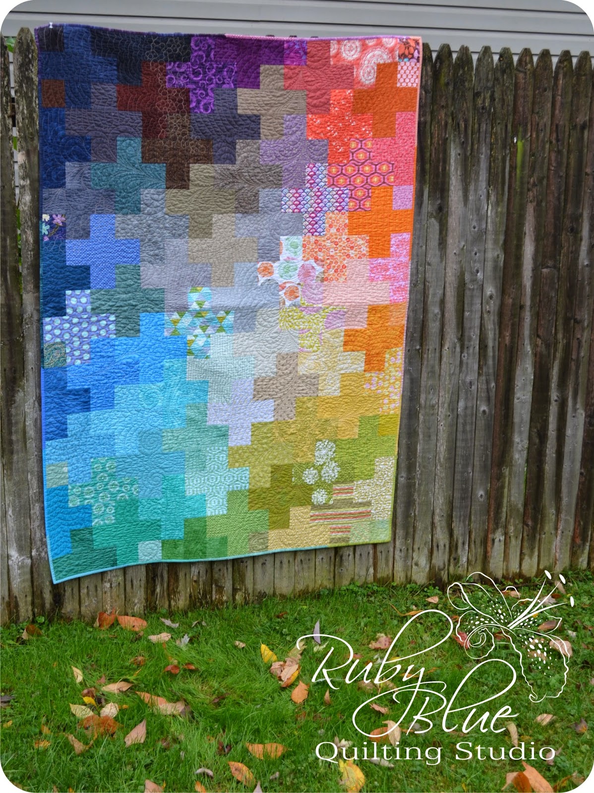 Ruby Blue Quilting Studio: Scrappy Plus Quilt Tutorial