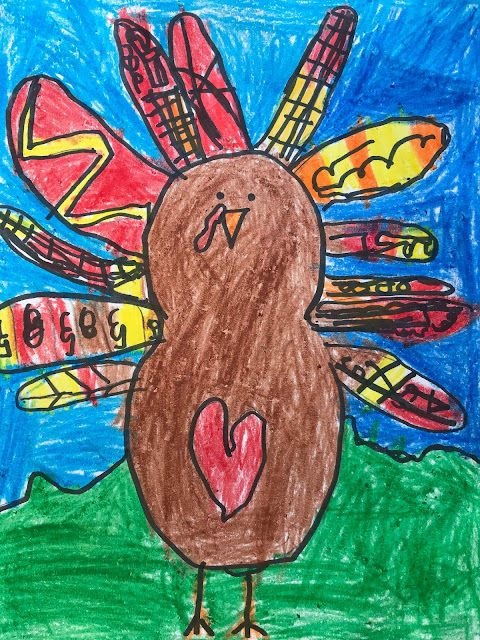 HOWYWOOD KINDERGARTEN!: Turkey Directed Drawing!!