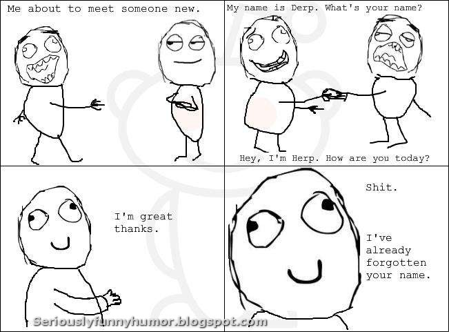 Hilarious meme - Me about to meet someone new | Seriously Funny Humor