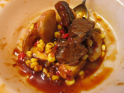 Frozen Friday: Healthy Choice - Barbecued Seasoned Steak with Red Potatoes