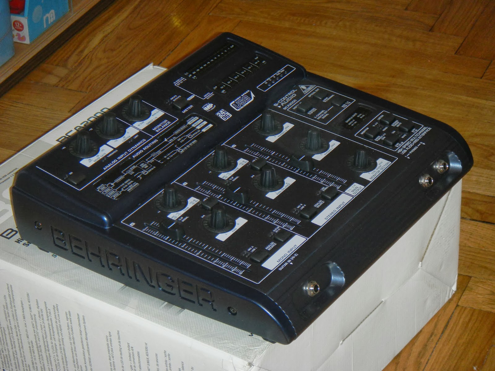 Infrequent Sound [sex.tex] technology: Behringer B-Control Audio BCA 2000