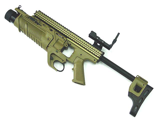 AirShop-Gun: Airsoft EGLM SCAR 40mm Lance Grenade autonome Tan