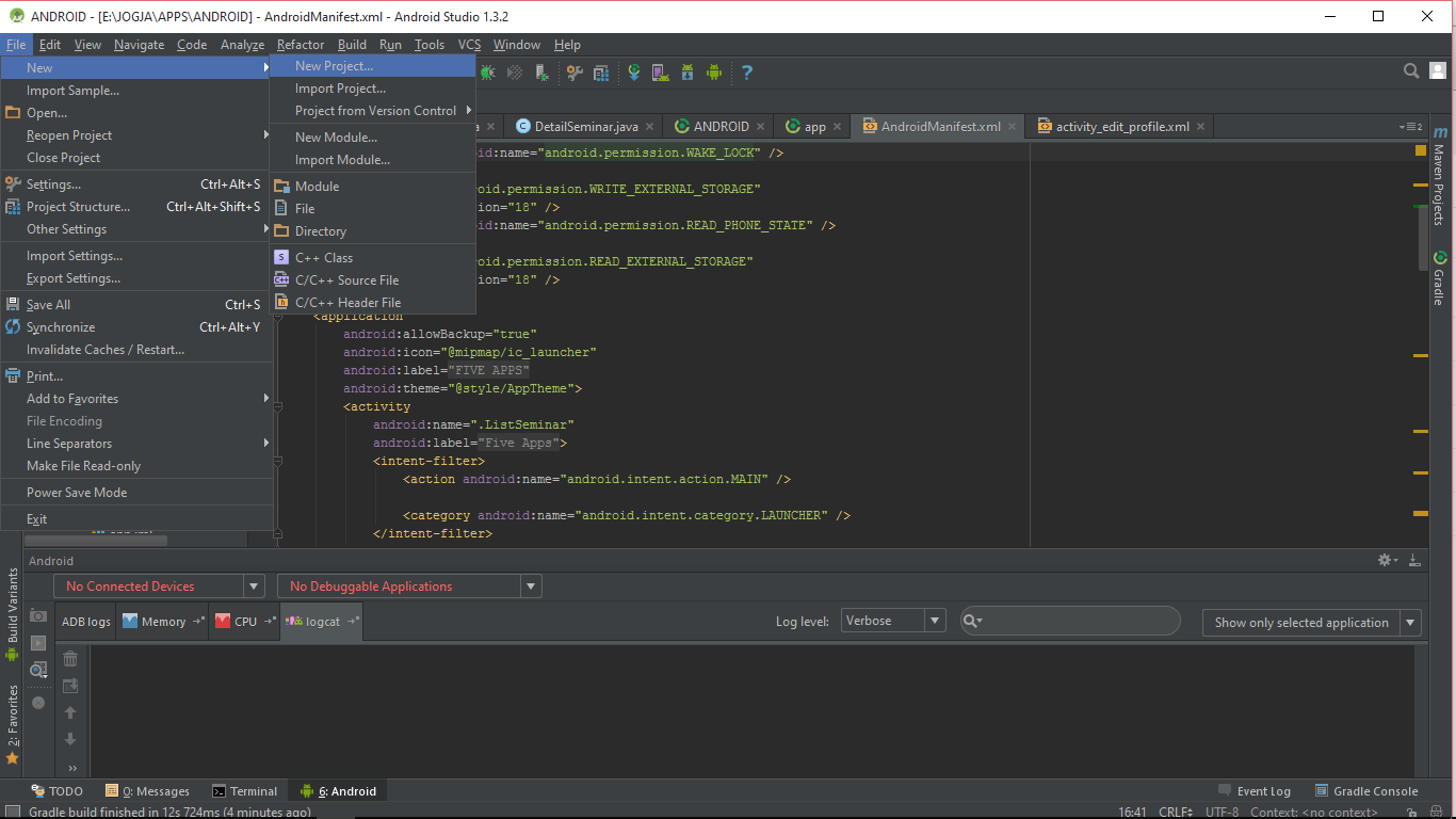 [ANDROID] MEMBUAT TAMPILAN LOGIN DENGAN ANDROID STUDIO - BACKSHARE