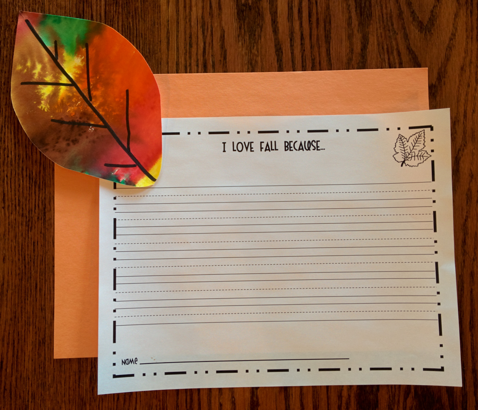 Granny Goes to School: Super Easy Fall Leaf Art Activity