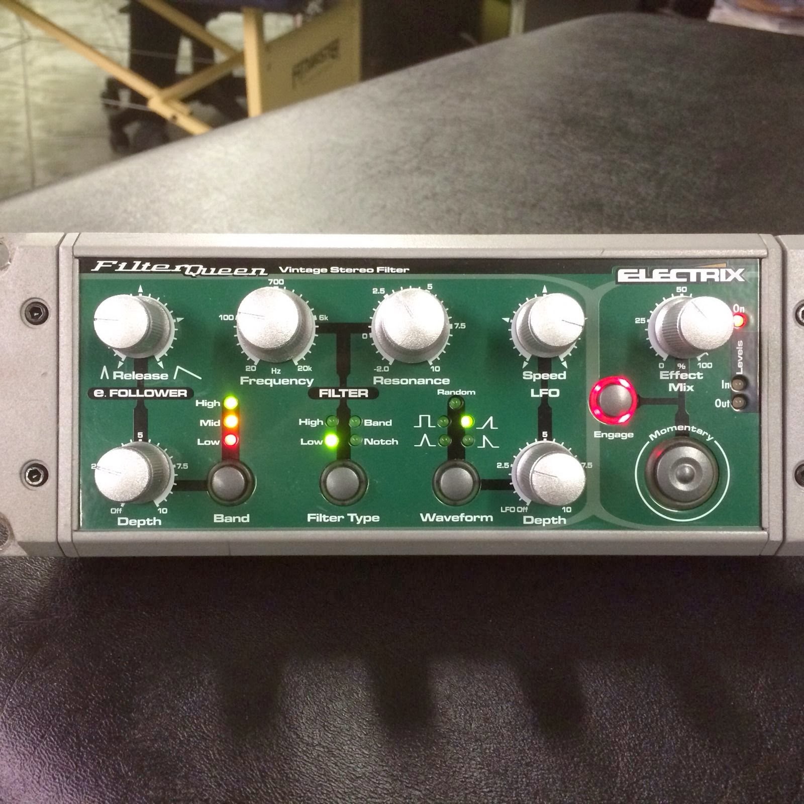 MATRIXSYNTH: Two Electrix Filter Queens Racked - SN 012506 & 010003