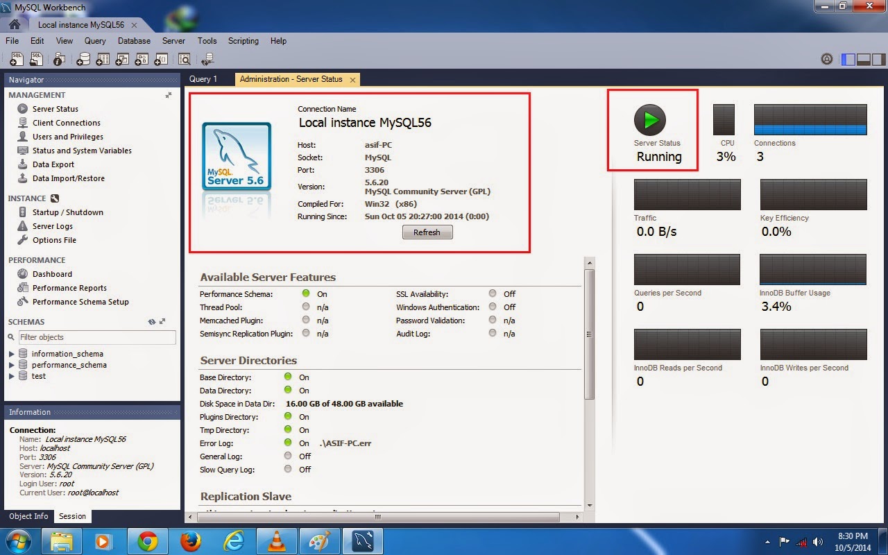 Java Web Development Mysql Database Server Administration Using Mysql Workbench Review