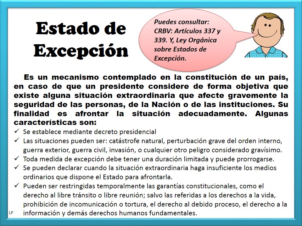 Formación Permanente: Estado de Excepción.Nociones básicas para ser ...