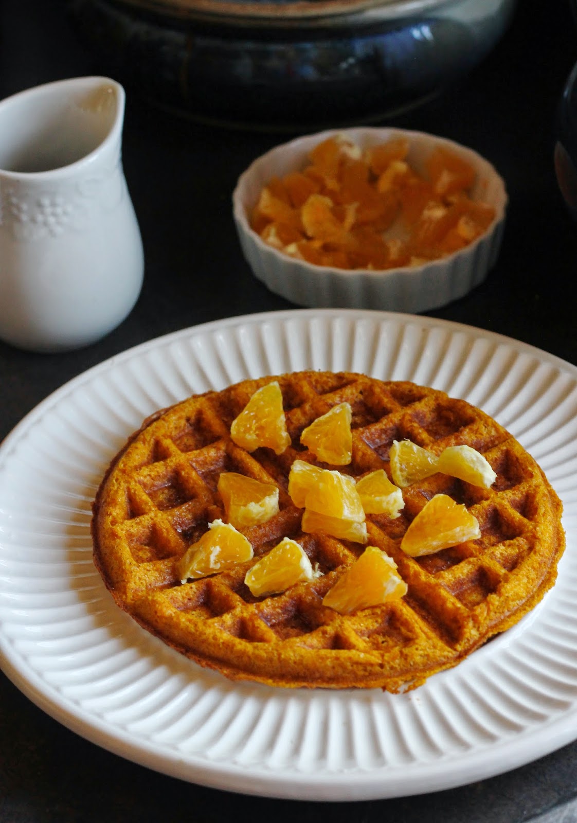 Where Your Treasure Is: Wholesome Carrot and Orange Waffles