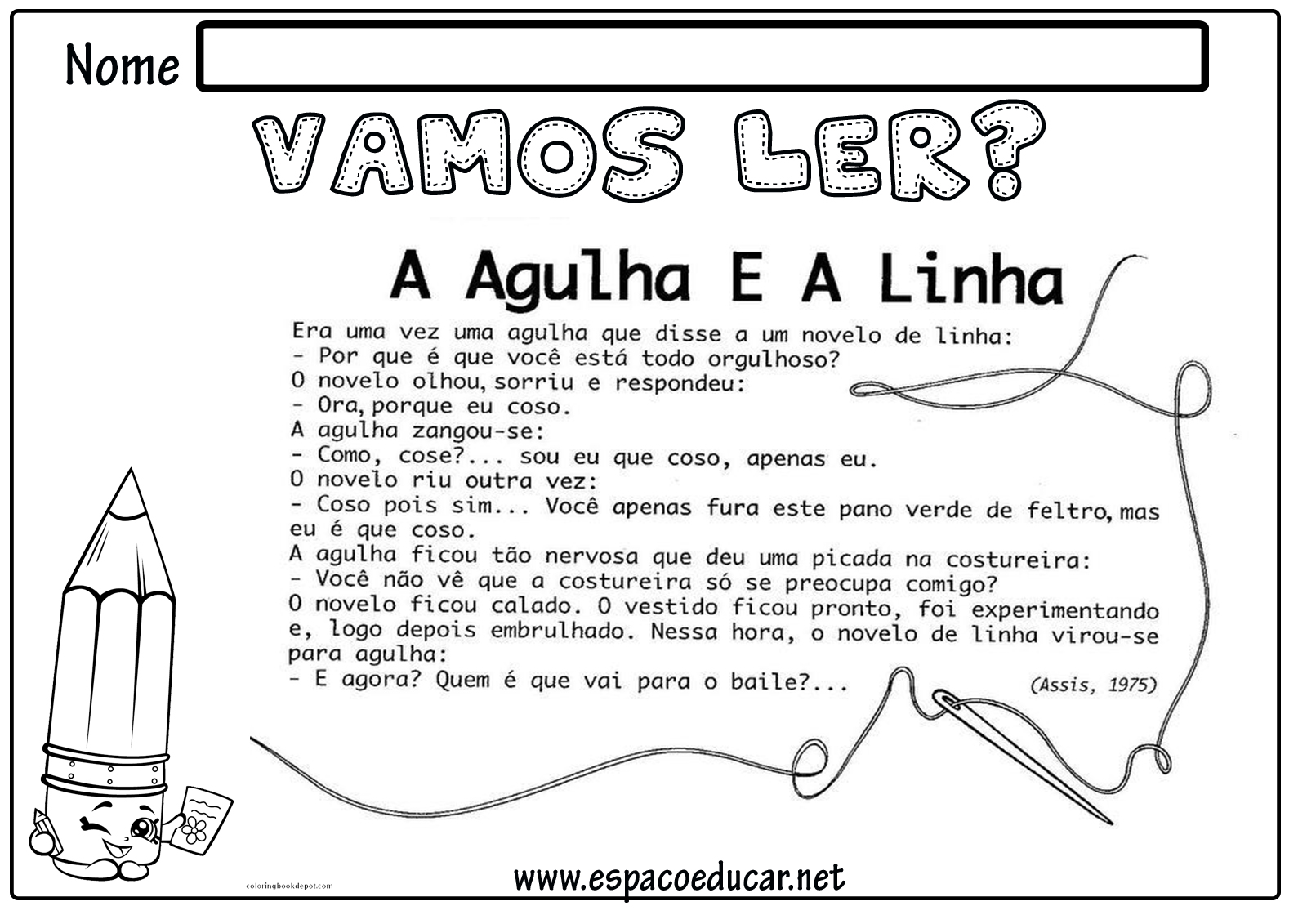 Caderno com 20 pequenos textos de Alfabetização ou 1º ano para imprimir ...