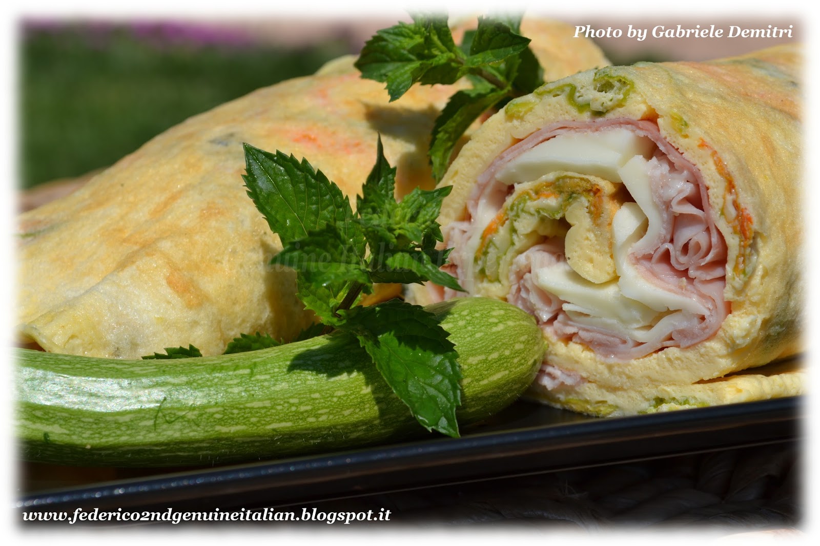 Genuine Italian Experience: Salty zucchini flowers roll / Rotolo salato ...