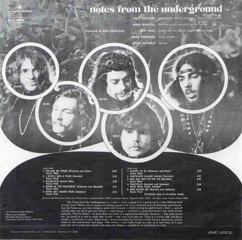SAM1957: Notes From The Underground - Notes From The Underground (1968 ...