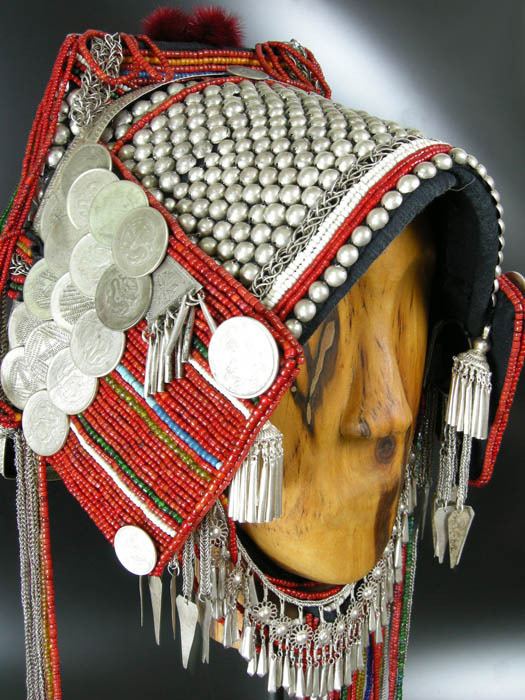 Local style: Traditional costume of the Akha people