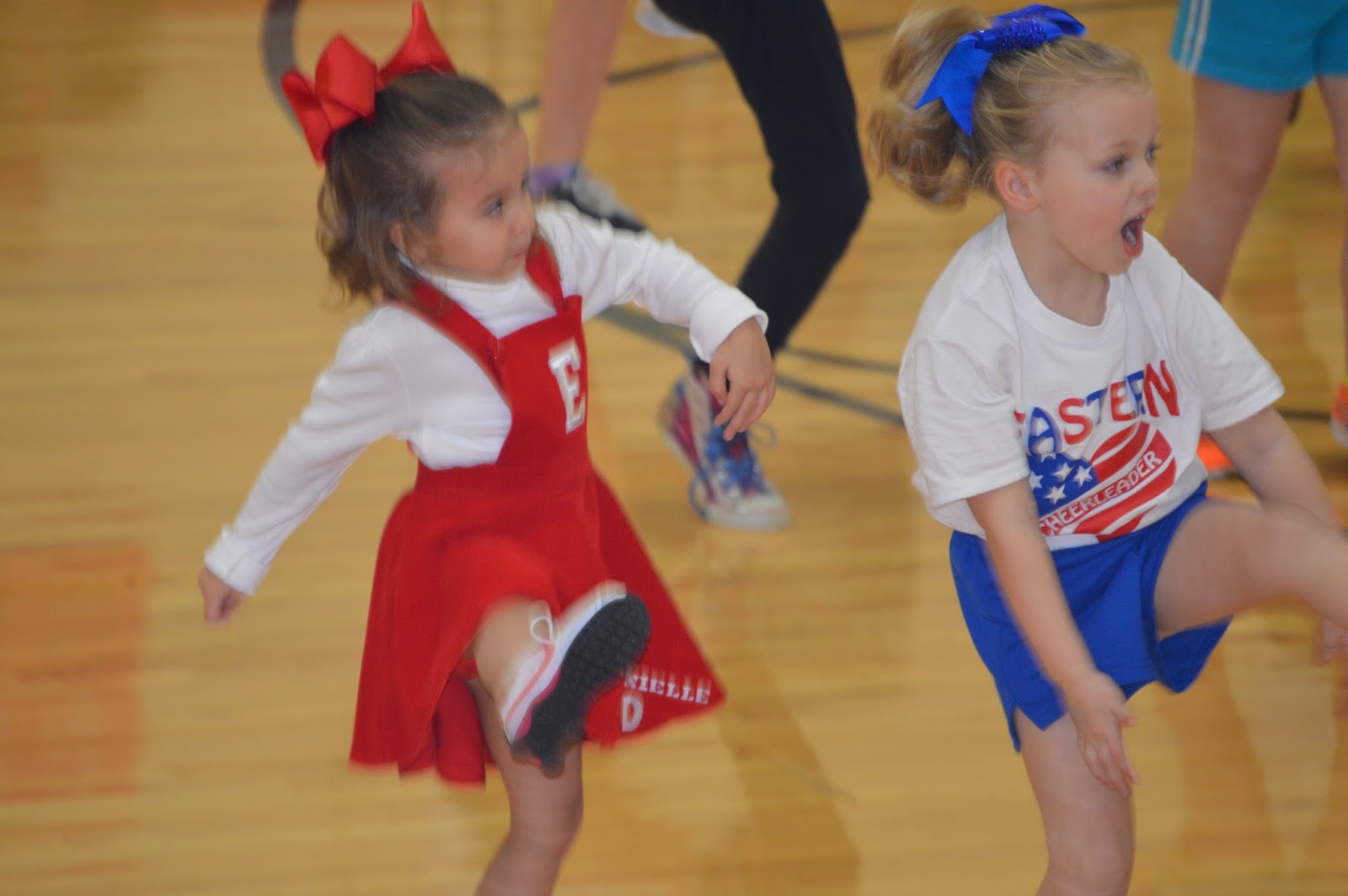 Plans Change: Pee Wee Cheerleading