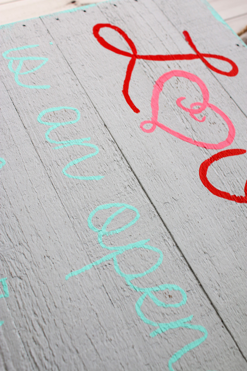 Taylor Stamped: Love Is An Open Door Sign