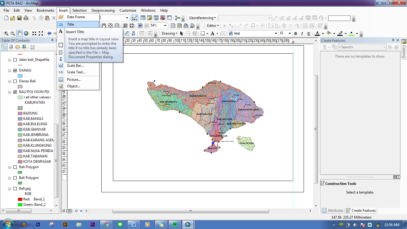 Explain your experiences: #TUTORIAL ARCMAP PART 3 ( Membuat Layout Peta)