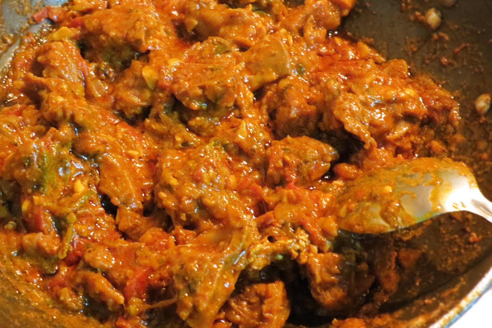 Peshawari Mutton Kadai / Peshawari Karahi Gosht