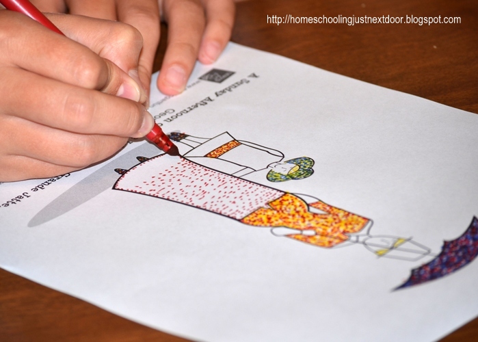 Georges seurat coloring pages