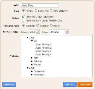 Cara Membuat Tampilan Menu Scroll Pada Arsip Blog - Ari Sudibyo