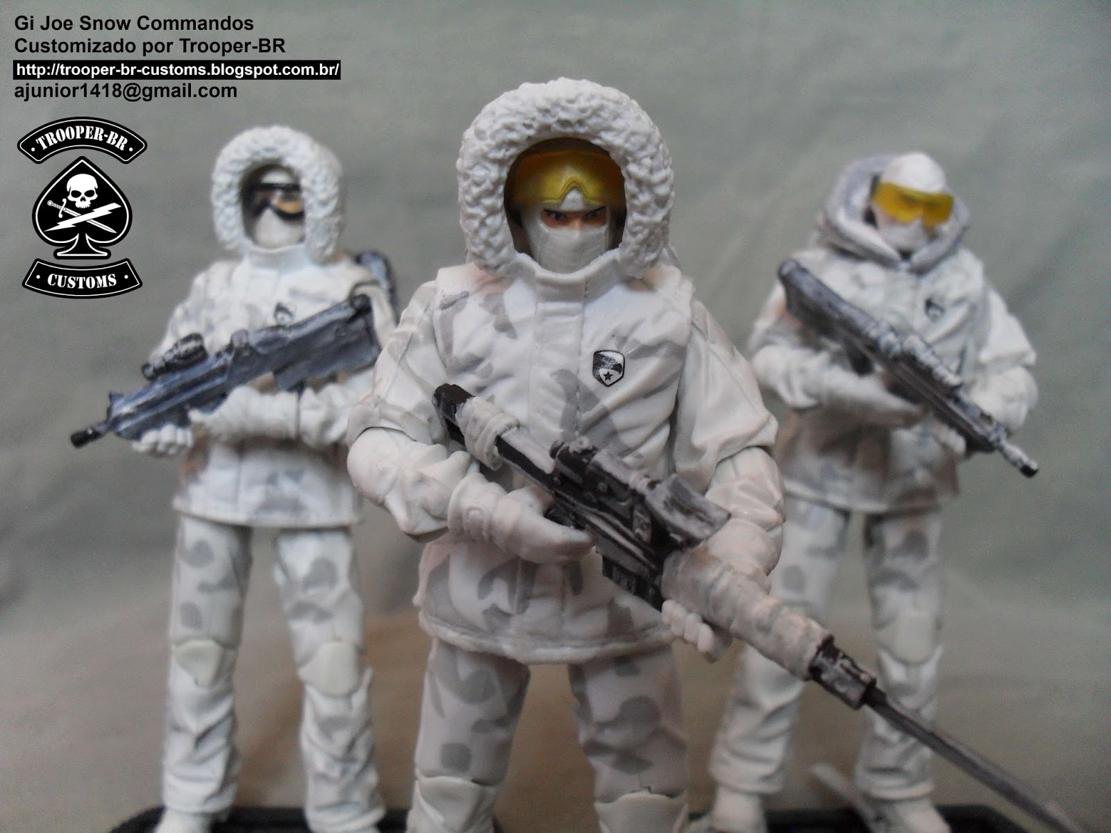 Gi joe Custom Action Figures: Gi Joe Snow Commandos (ROC)