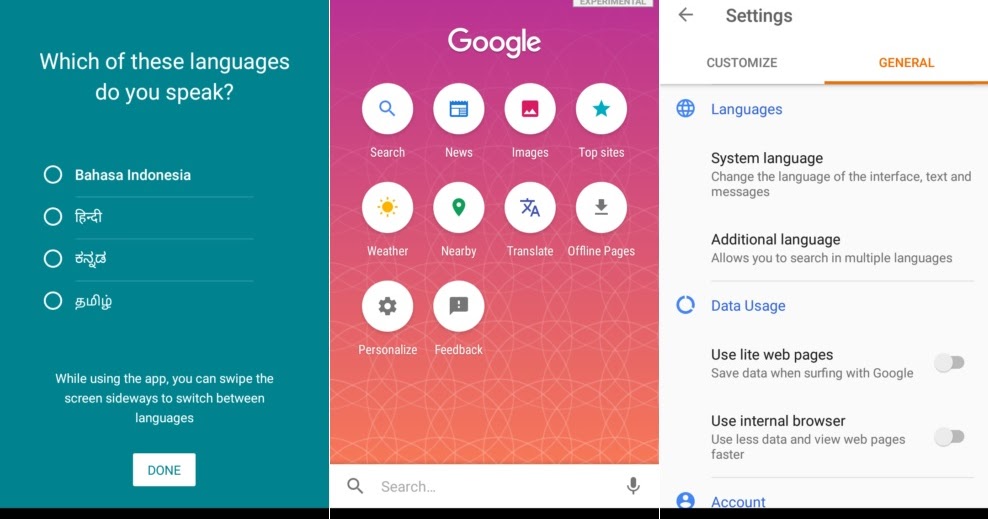 Google tem app Search Lite para pesquisas mais poupadas | Aberto até de ...