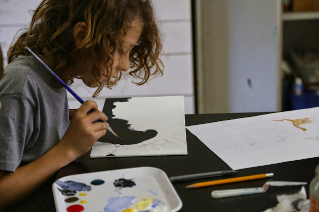 Grauer Art: Landscape painting, 7th Grade Art