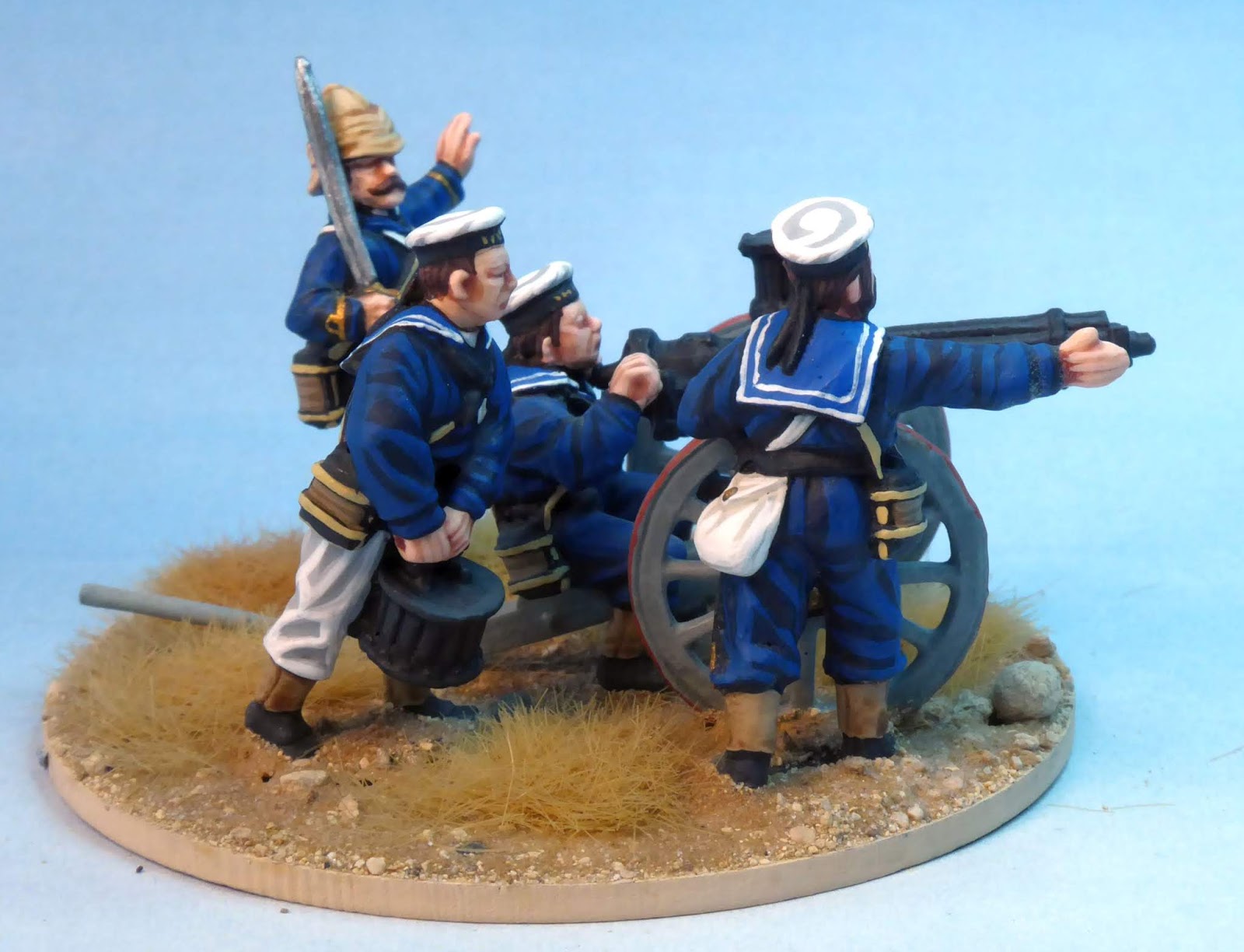 Over Open Sights: Perry Miniatures Sudan Naval Brigade Gatling Gun and crew