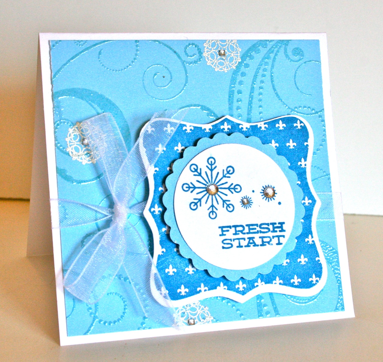 Karen Pedersen: December Stamp of the Month Card and a FREE Gift