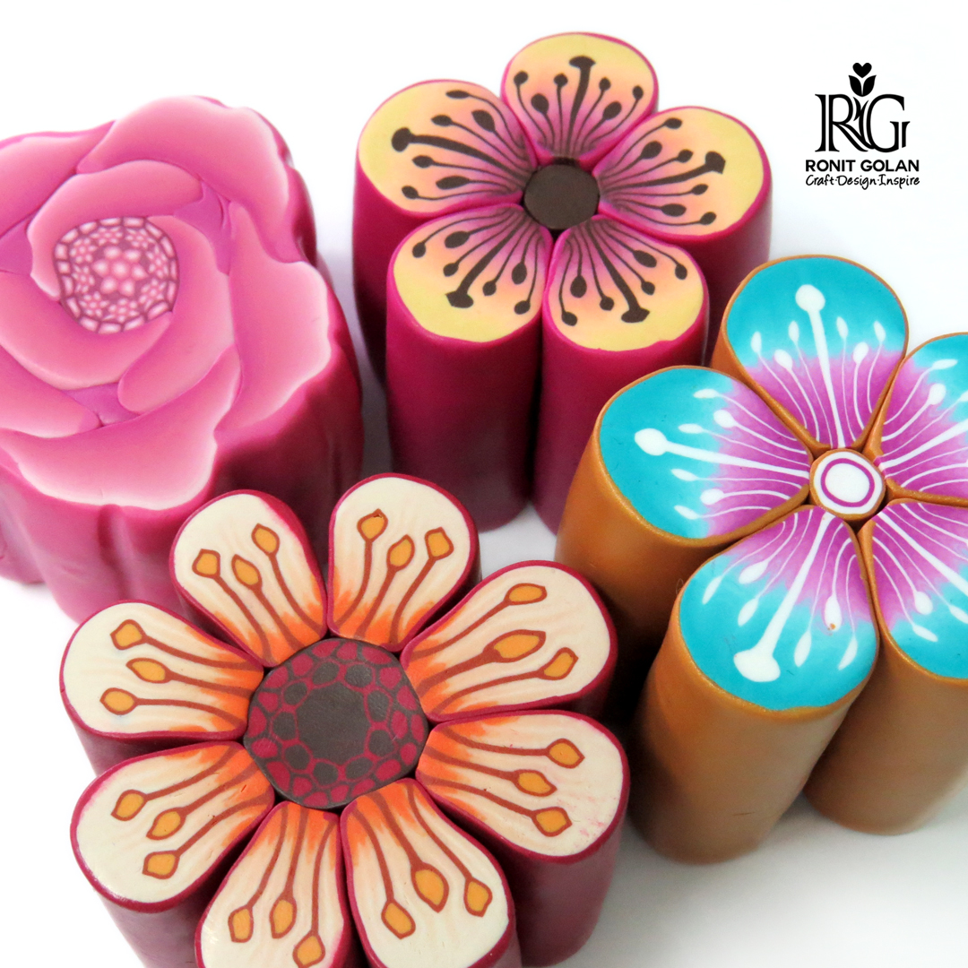 Ronit Golan - Polymer Clay Joy - Inspire to Create: Flower Power - NEW ...