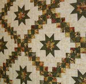 PURPLE SAGE ORIGINALS: Irish Chain and Trip Around The World Quilt ...