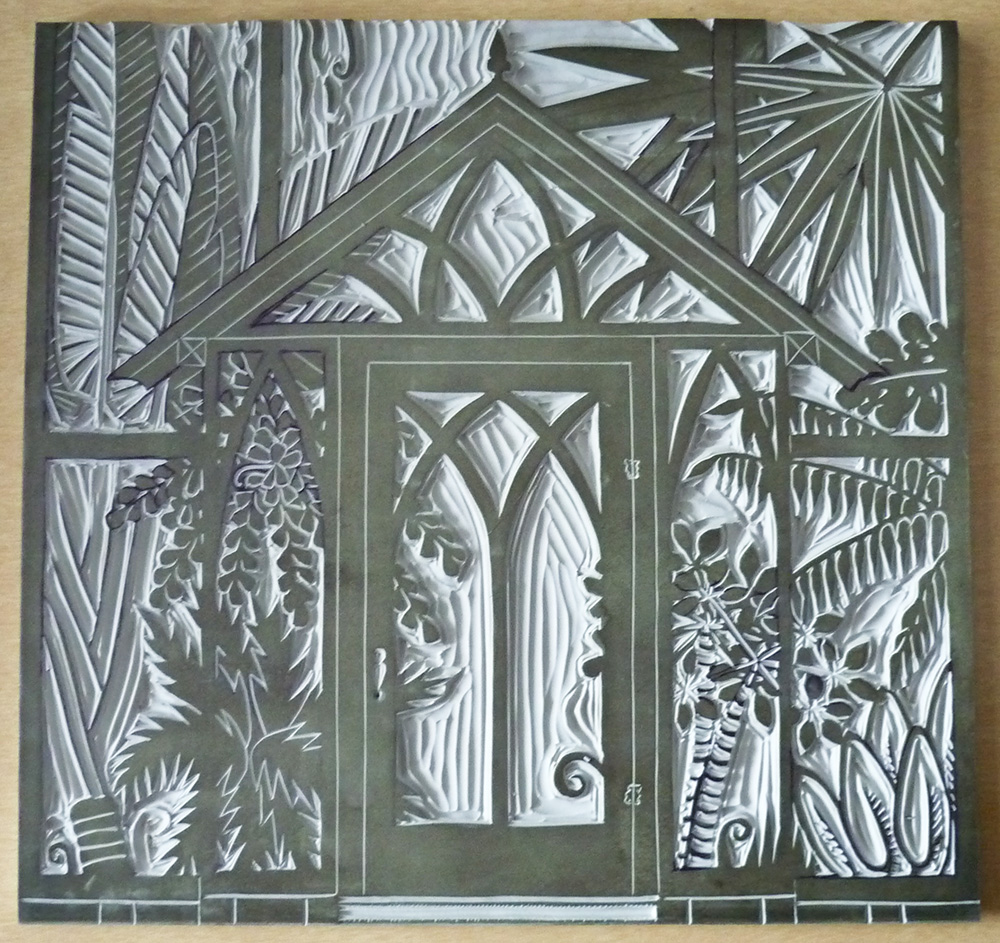 Black and White: Completed Reduction Print