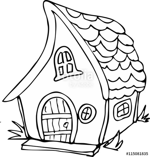 dennyranch_art: cartoon house - Coloring Pages for Kids