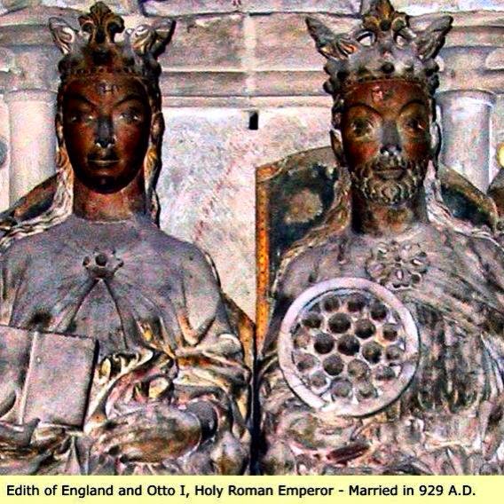 I Want Moor: Edith of England and Otto I, Holy Emperor - Married in 929 ...