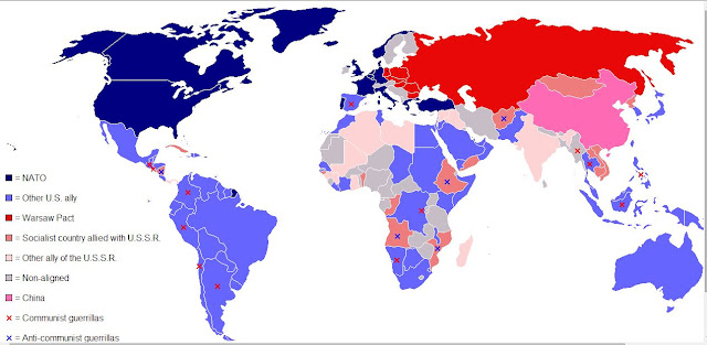 Iakovos Alhadeff: Map of Cold War Alliances