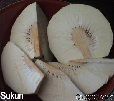 have you eaten this fruit (buah sukun)?