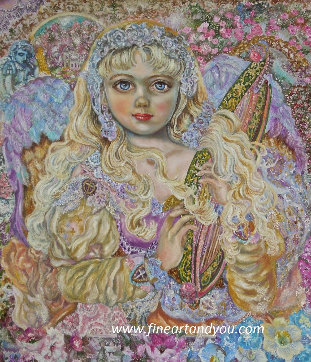 30 Incredible and Amazing Angel Paintings by Japanese Artist Yumi Sugai ...