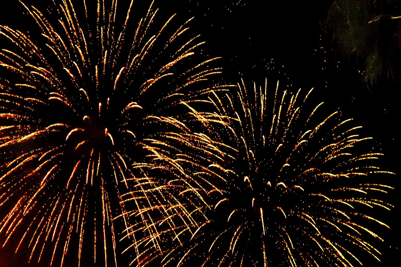 A Yellow Bicycle: Fireworks!