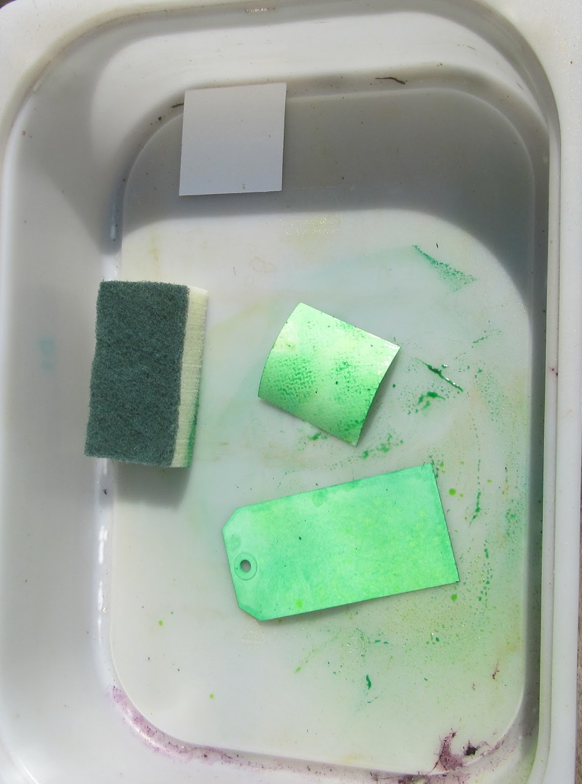 Oak House Studio: How to do my favourite technique with spray inks