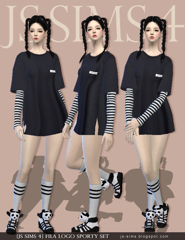 [JS SIMS 4] Two-Layer Shirt－JS SIMS｜痞客邦